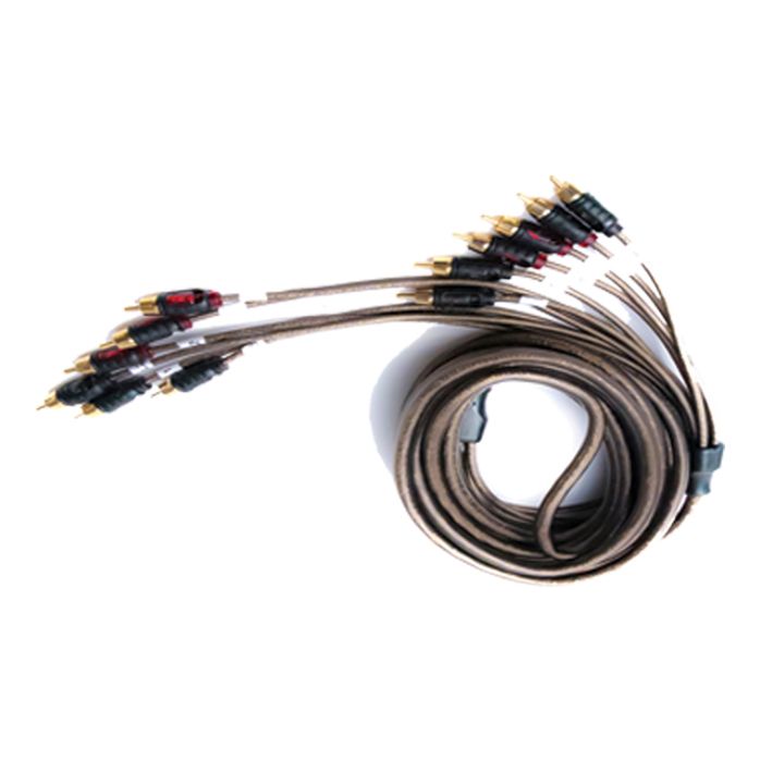 Roswell 6-channel RCA cable 5 m – quad-shielded for 3 amplifiers ...