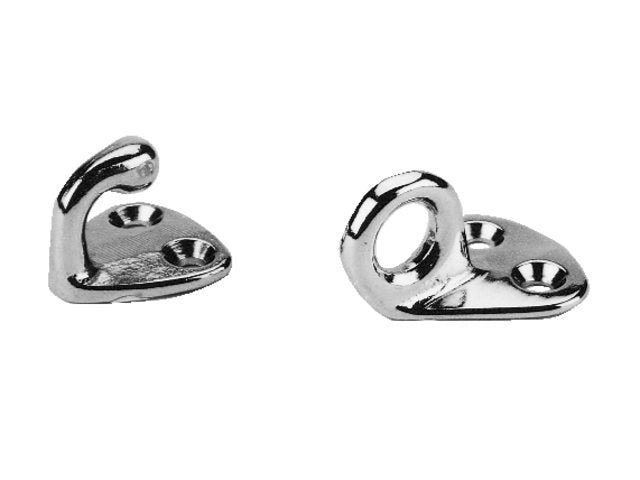 Fender hook chrome plated 30x30mm | Watersports4fun.com