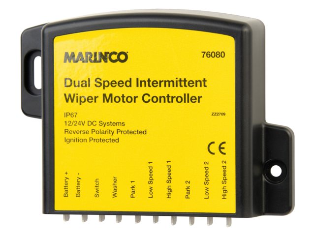 Marinco dual-speed wiper motor controller with interval 85501125 ...